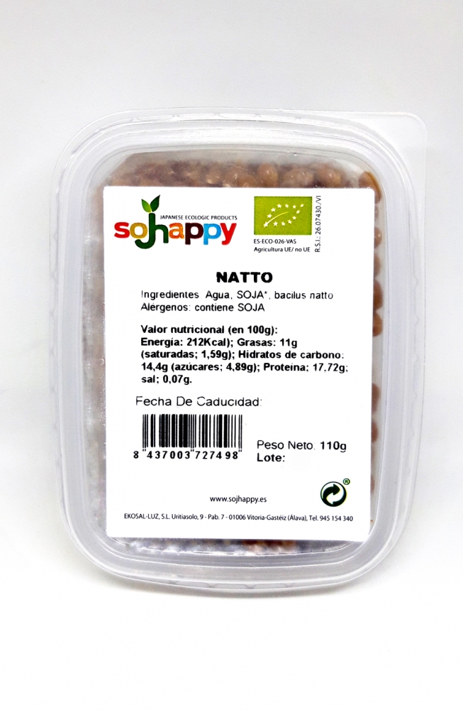 NATTO. SOJA FERMENTADA - Sojhappy | Japanese ecologic product